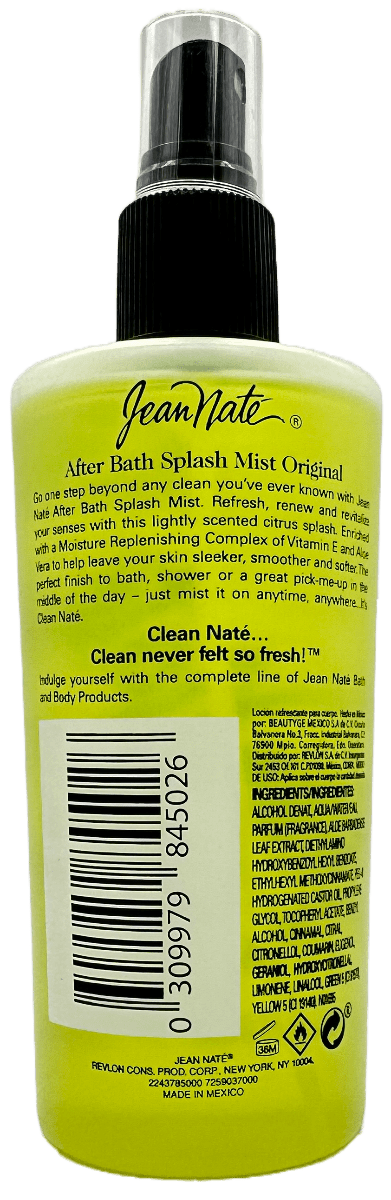 Jean Naté Original - After Bath Splash Mist - 8 Fl. Oz. - Vim Drugs ...