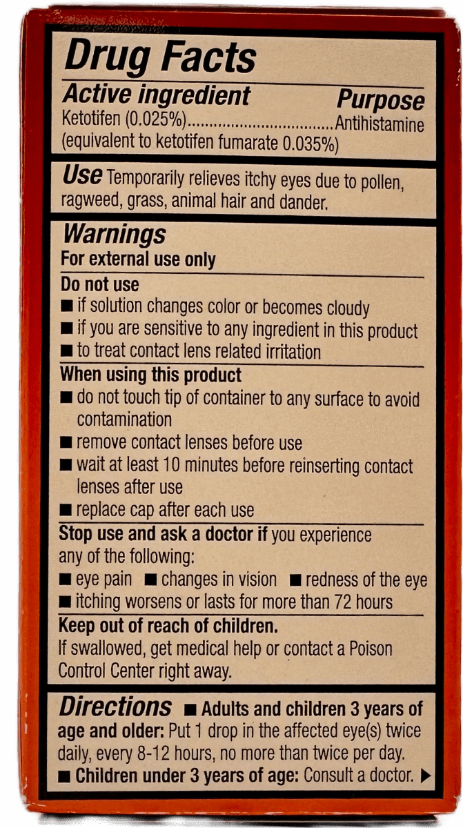 Systane Zaditor Antihistamine Eye Drops - Eye Itch Relief - 5 mL - Vim ...