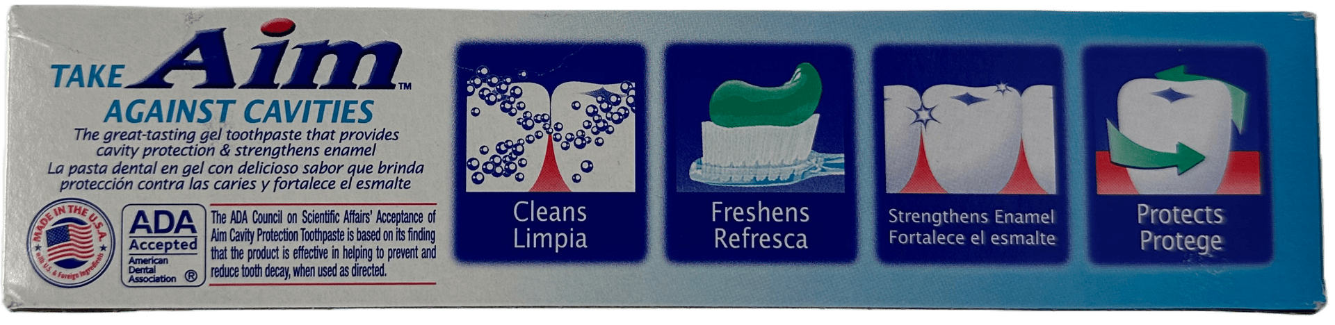 Aim Anticavity Fluoride Gel Toothpaste - Ultra Mint- 5.5 OZ - Vim Drugs ...
