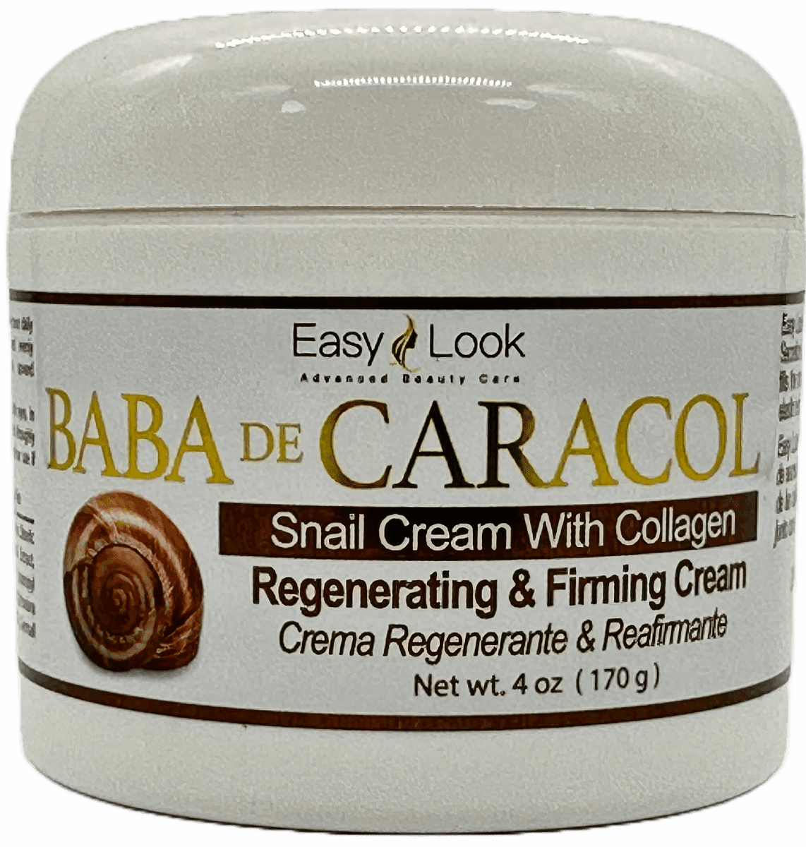 Baba De Caracol Snail Cream With Collagen - 4 Oz