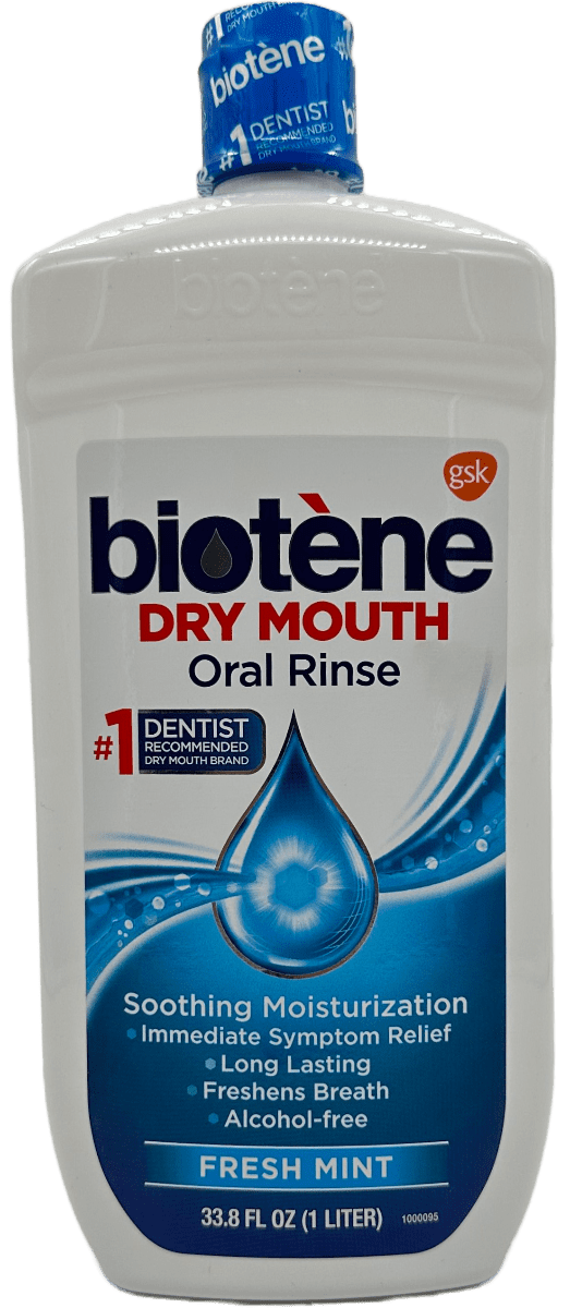 Biotene Dry Mouth Oral Rinse - Fresh Mint - 33.8 FL OZ - Vim Drugs Pharmacy