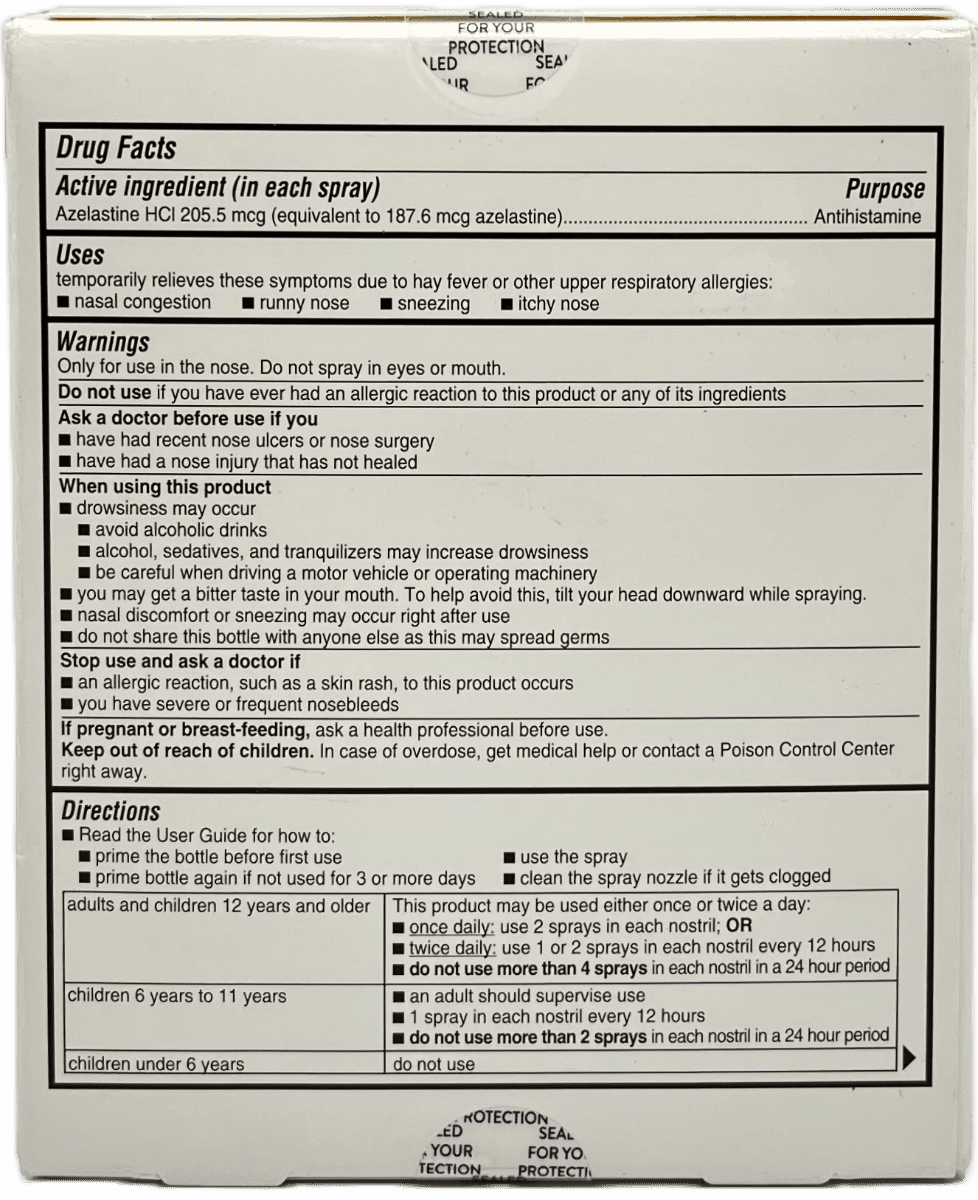 Children's Astepro - Antihistamine Nasal Spray - 60 Metered Sprays - 0.37 Fl. Oz - Vim Drugs ...