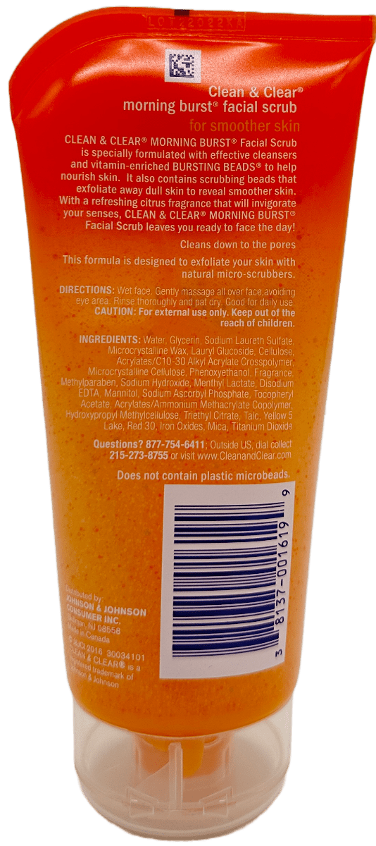 Clean & Clear Morning Burst Facial Scrub - 5 OZ - Vim Drugs Pharmacy