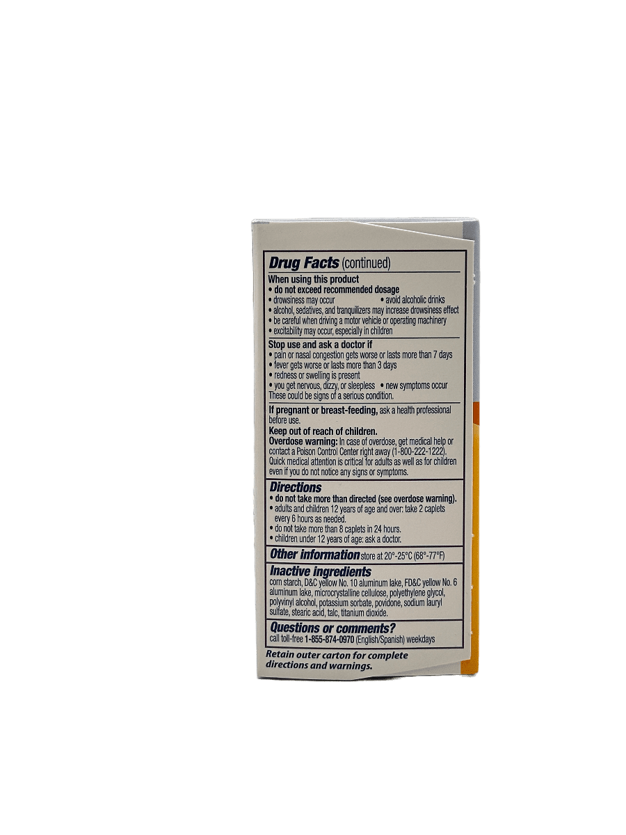 Contac Cold + Flu - Maximum Strength Multi-Symptom - Day 16 Caplets ...