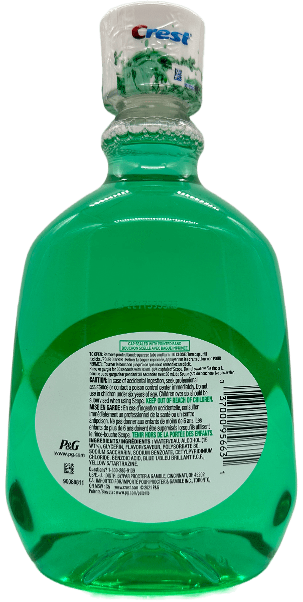 Crest - Scope Classic Mouthwash - Original Mint - 50.7 FL OZ - Vim ...