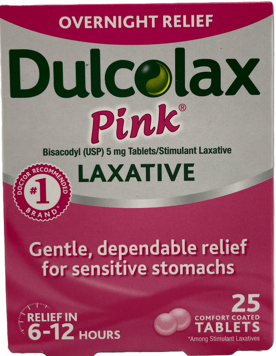 Dulcolax Pink Laxative - 25 Comfort Coated Tablets