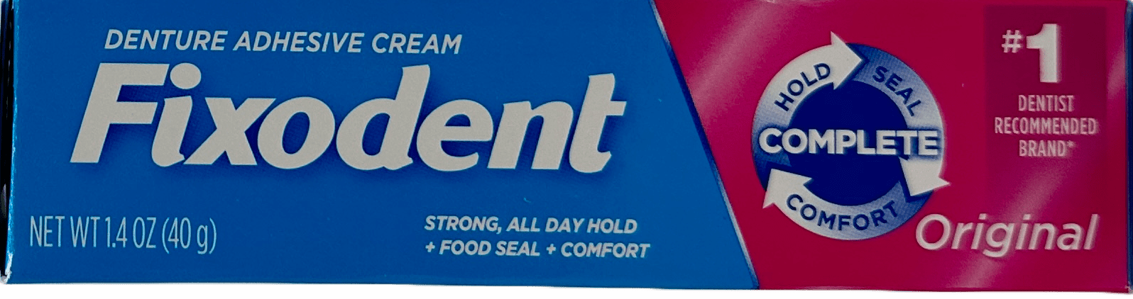 Fixodent Complete Denture Adhesive Cream - Original - 1.4 OZ - Vim ...