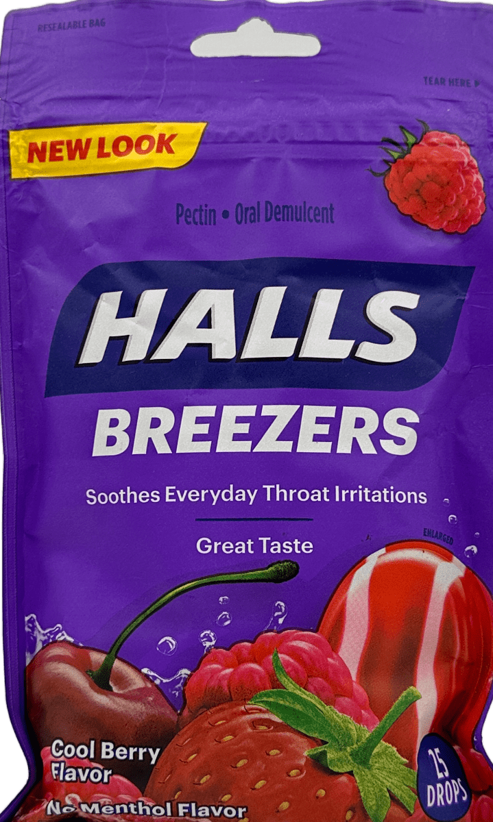 Halls - Breezers - Cool Berry Flavor - 25 Drops - Vim Drugs Pharmacy