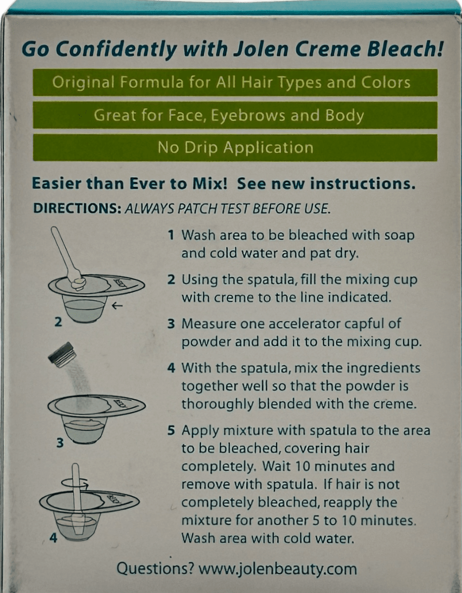 Jolen Creme Bleach - Original Formula - 1.2 Oz Jar - Vim Drugs Pharmacy
