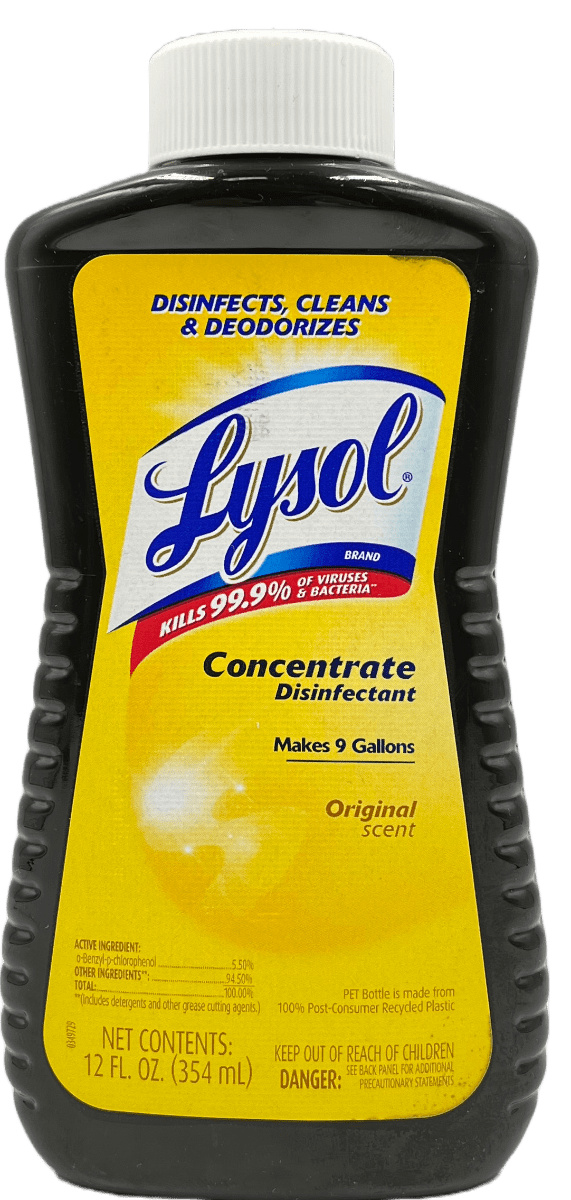 Lysol Concentrate Disinfectant - Original Scent - 12 FL OZ (354 mL ...