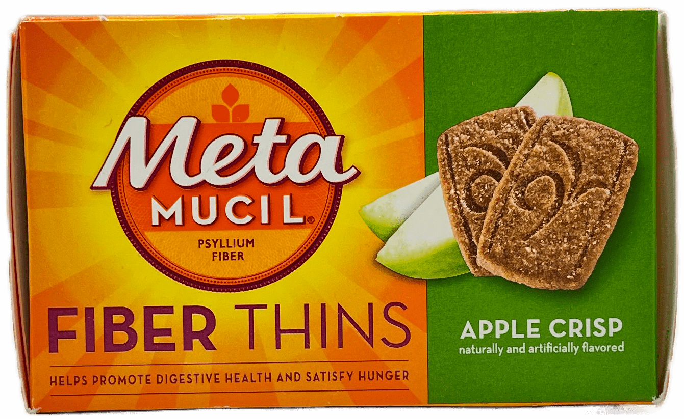 Meta Mucil Fiber Thins - Psyllium Fiber - Apple Crisp - 9.3 Oz. - Vim ...