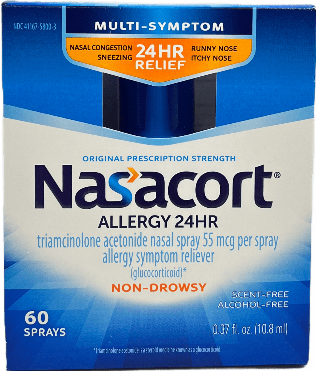 Nasacort Allergy 24HR Nasal Spray - Non Drowsy - 60 Sprays