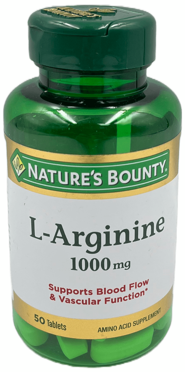 Nature's Bounty L-Arginine 1000 mg Tablets - 50 Ct - Vim Drugs Pharmacy