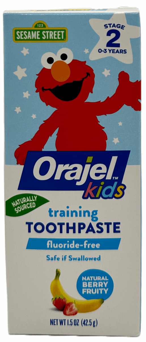 Delightful Orajel Kids Training Toothpaste - Natural Berry Fruity ...