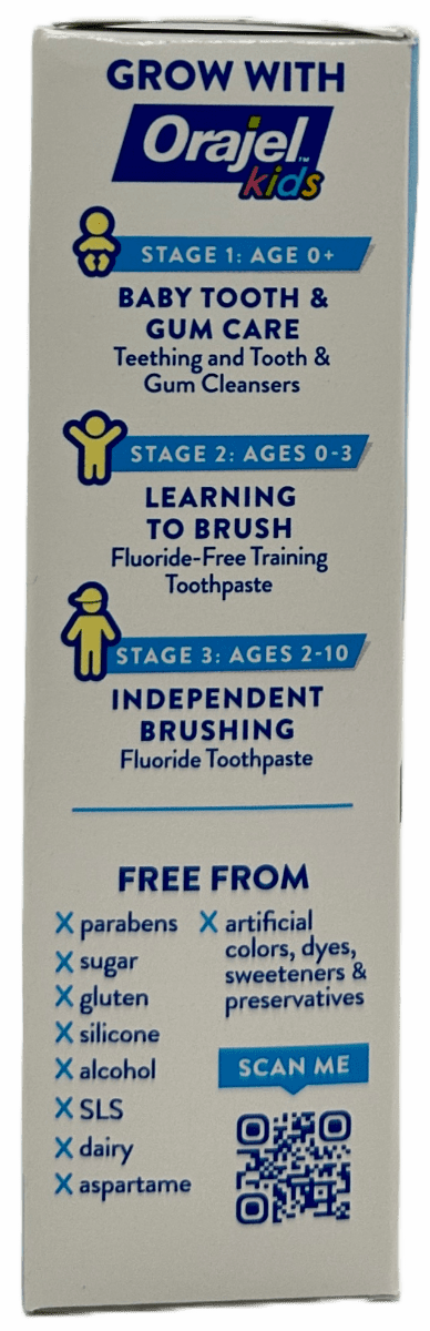 Orajel Kids Training toothpaste - Natural Berry Fruity - 1.5 OZ - Vim ...