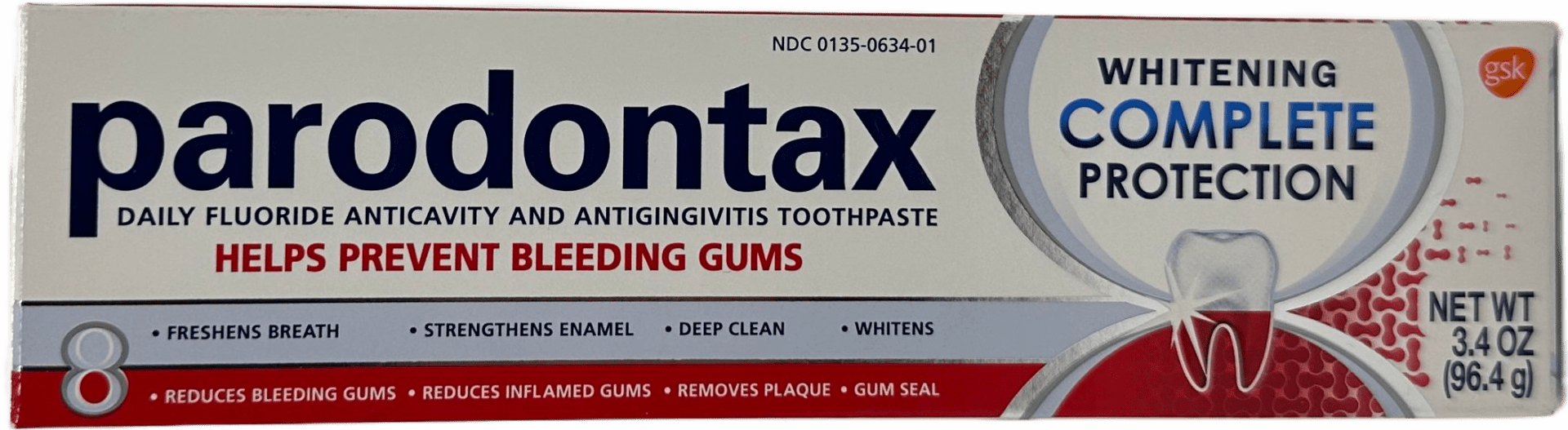 Parodontax Toothpaste for Bleeding Gums - 3.4 Oz.