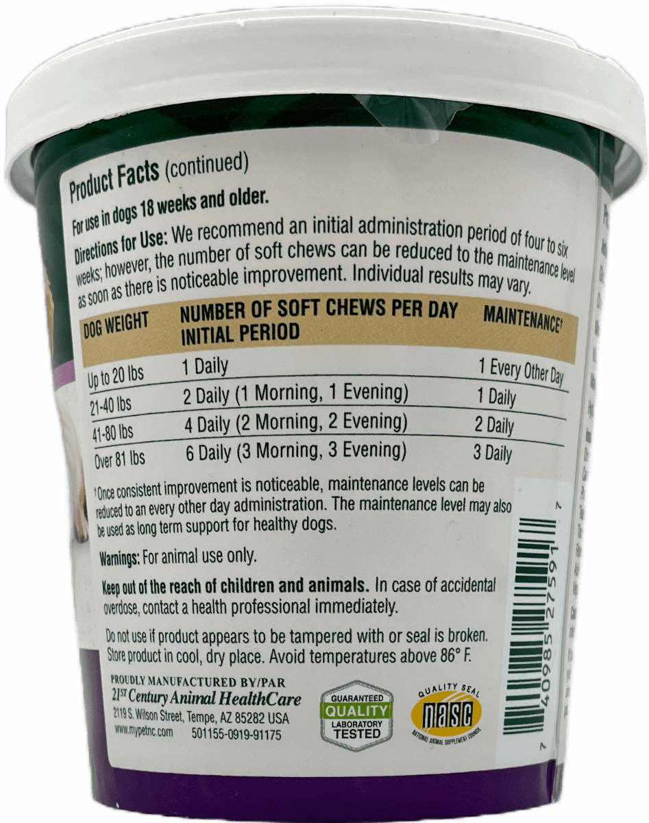 PetNC - Hip & Joint Soft Chews - 90 Soft Chews - 6.3 oz - Vim Drugs ...