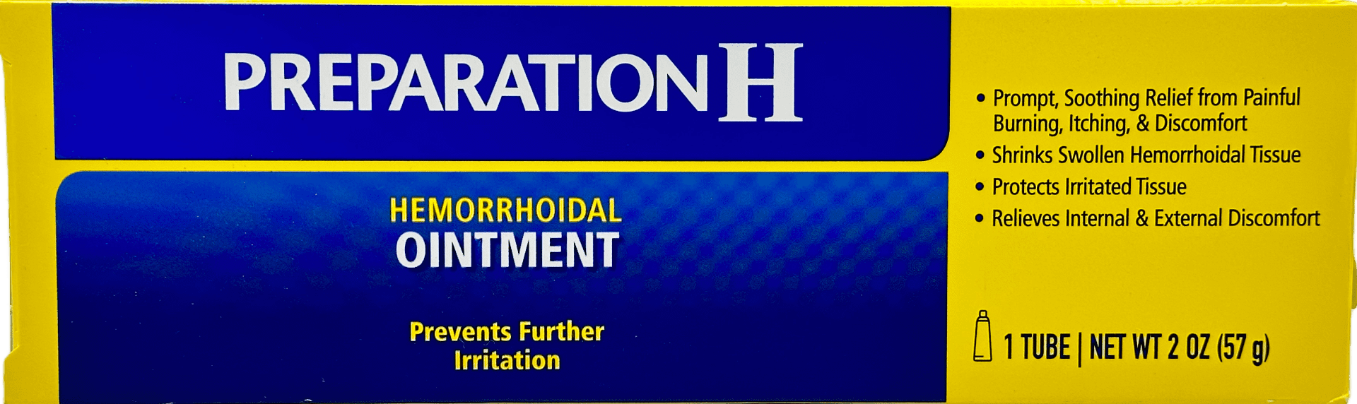 Preparation H - Hemorrhoidal Ointment - 2 OZ - Vim Drugs Pharmacy