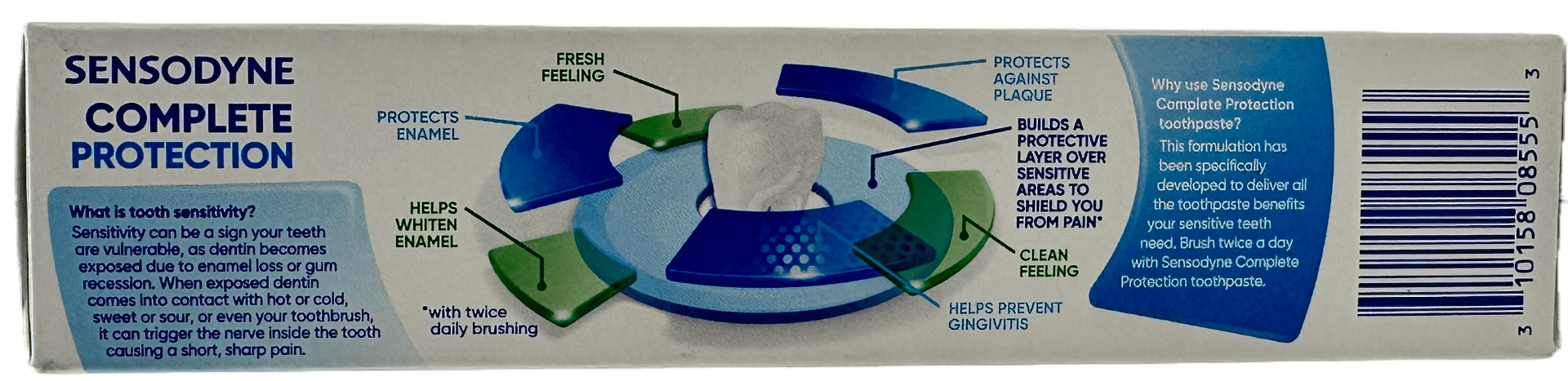 Sensodyne Complete Protection Toothpaste - Mint - 3.4 OZ - Vim Drugs ...