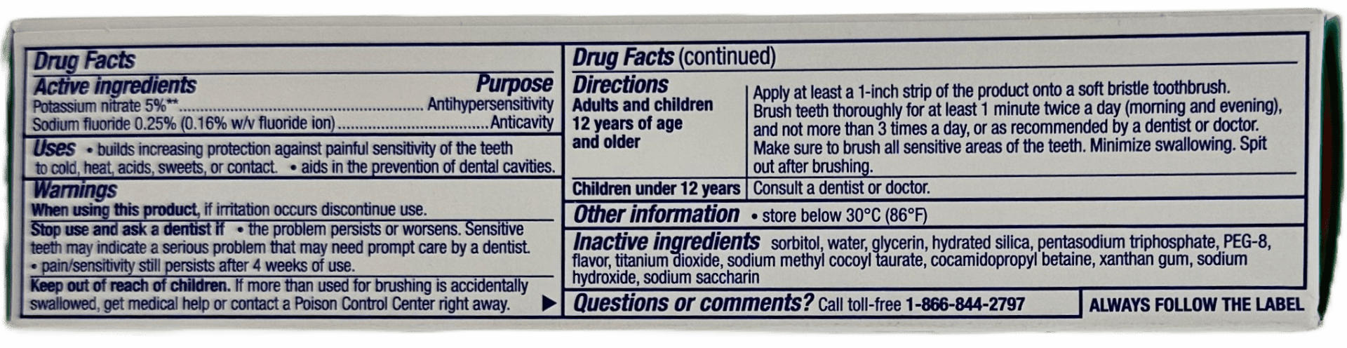 Sensodyne True White Toothpaste - Extra Fresh - 3 OZ - Vim Drugs Pharmacy