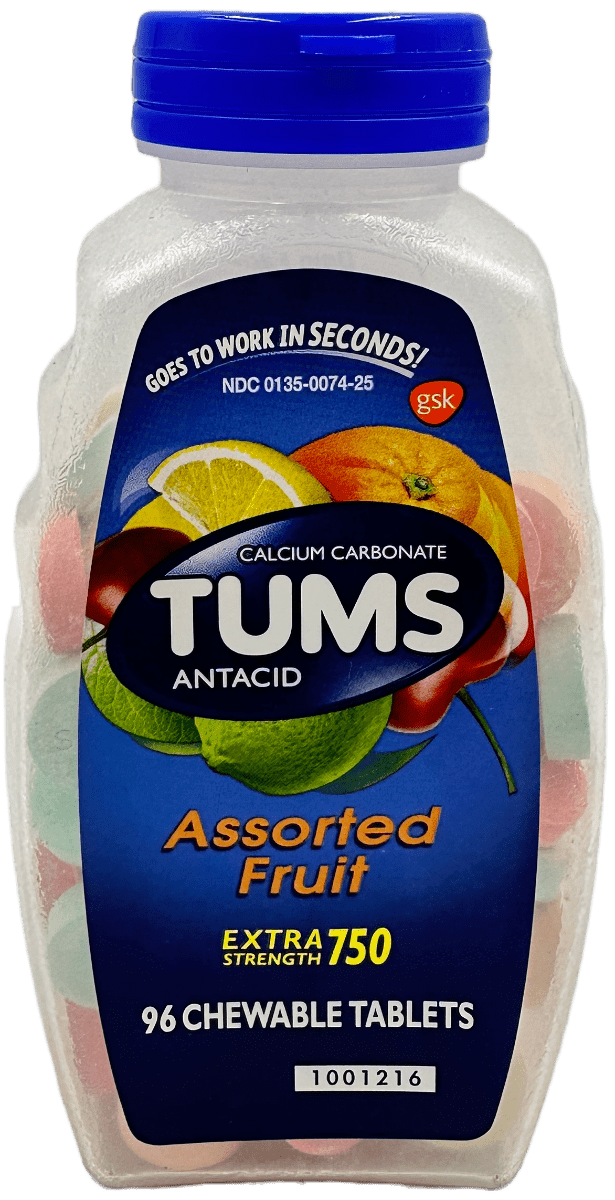 Tums Antacid Chewy Bites Assorted Berries- 32 Chewable Tablets