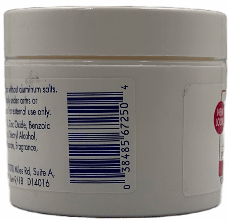 Yodora Deodorant Cream - Powder Scent - 2 OZ - Vim Drugs Pharmacy