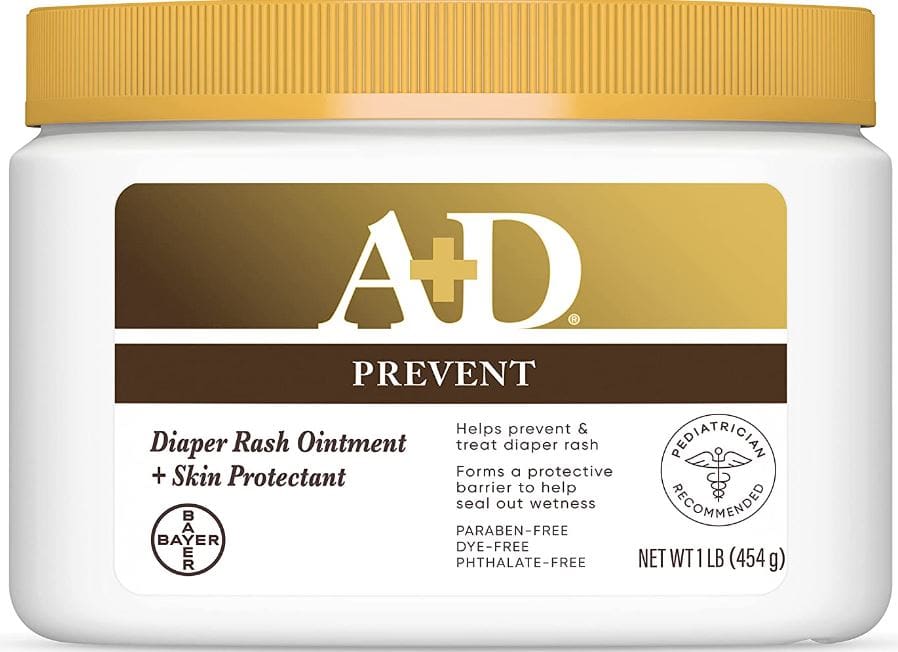 A+D Prevent - Original Ointment - Diaper Rash Ointment + Skin ...