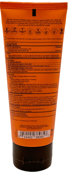 Australian Gold Lotion Sunscreen – Aloe & Coconut – 6 FL OZ – Vim Drugs ...