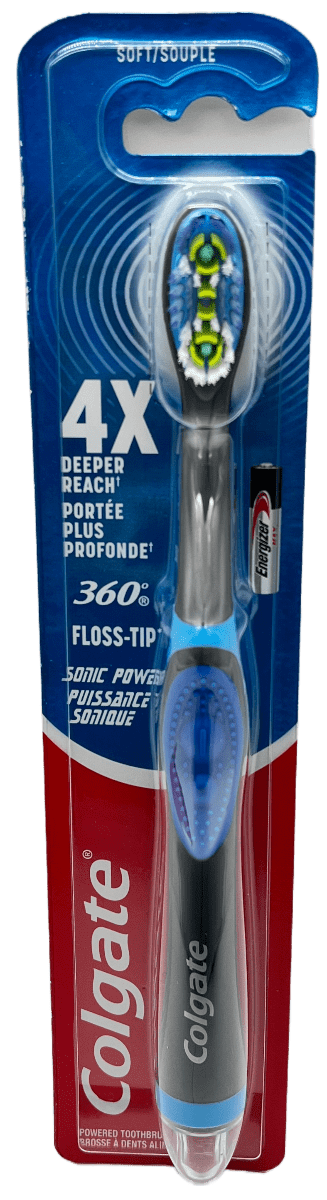 Colgate Powered Toothbrush - 360Â° Floss Tip - Soft - 1Ct - Vim Drugs ...