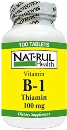 Nat-Rul Health Vitamin B-1 100mg Tablets - 100 Ct - Vim Drugs Pharmacy