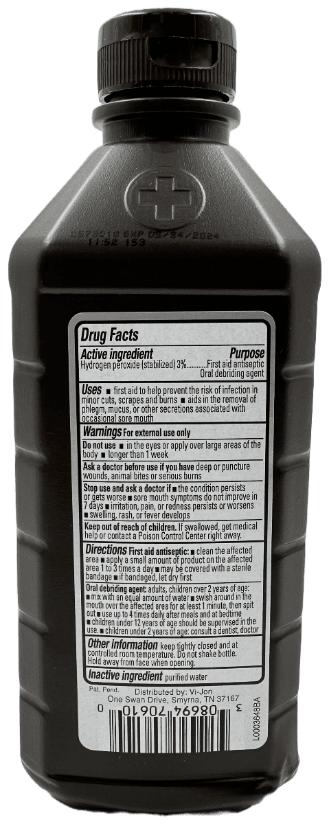 Swan Hydrogen Peroxide - Topical Solution USP - 16 FL OZ - Vim Drugs ...