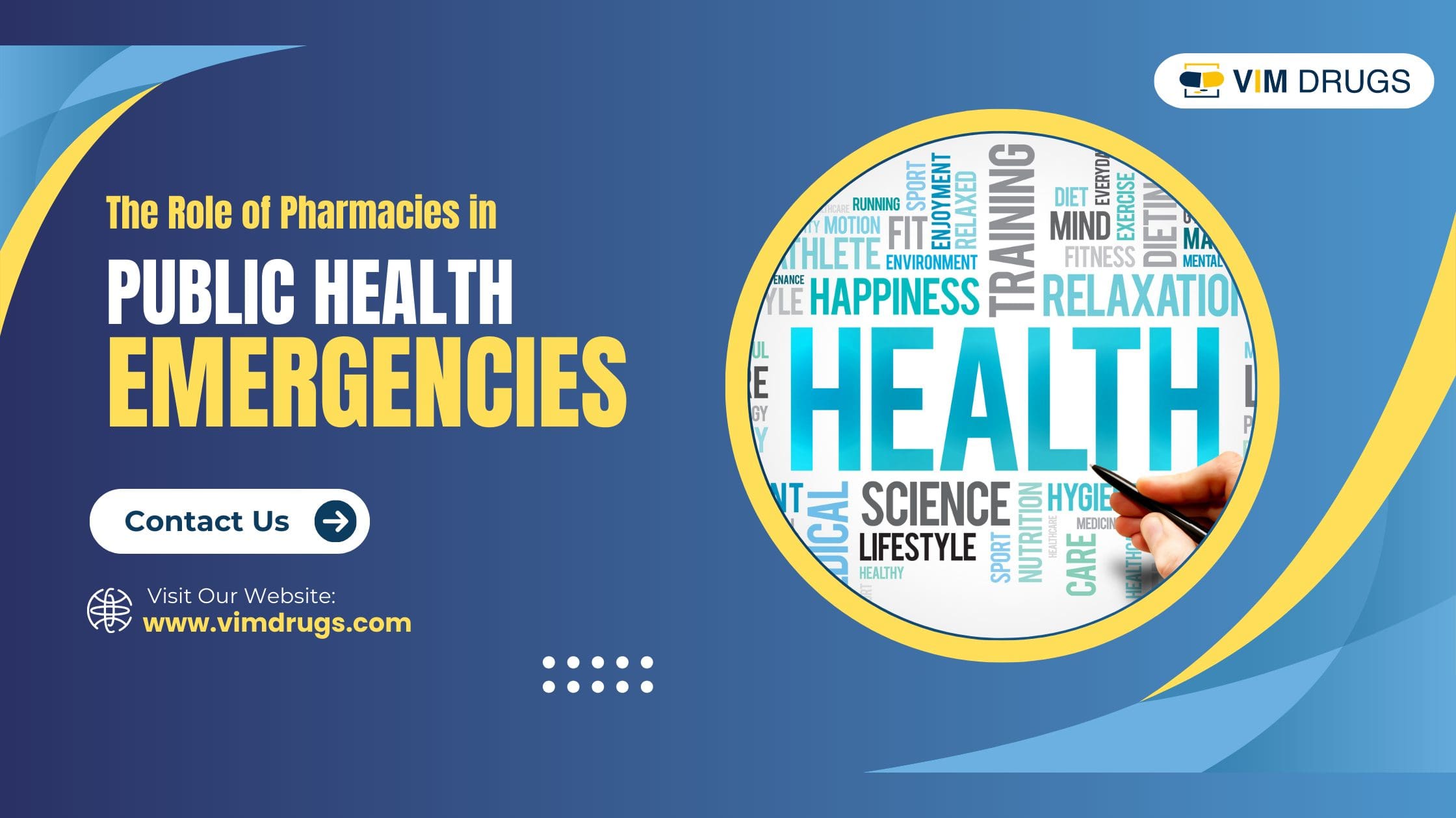 Role of Pharmacies in Public Health Emergencies | Vim Drugs